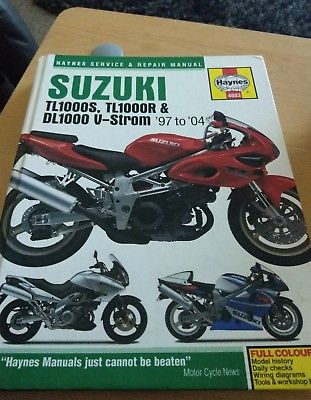 Suzuki TL1000S / TL1000R and DL1000 V-Strom 1997 – 2004Haynes Owners Service and Repair Manual ...